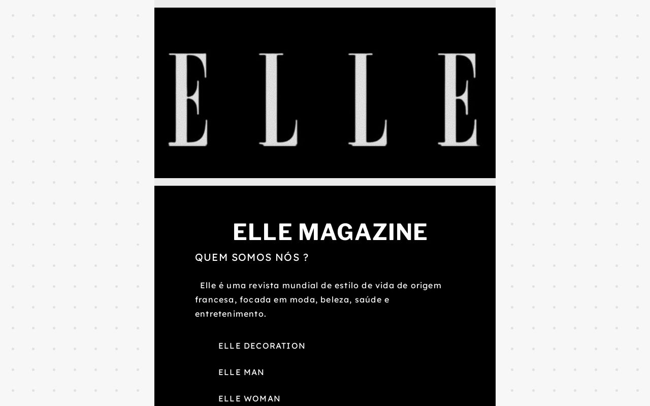 ELLE MAGAZINE